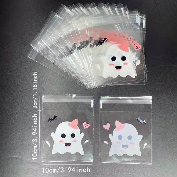 Office | 10 Piece Sealable Ghost Treat Bags | Poshmark